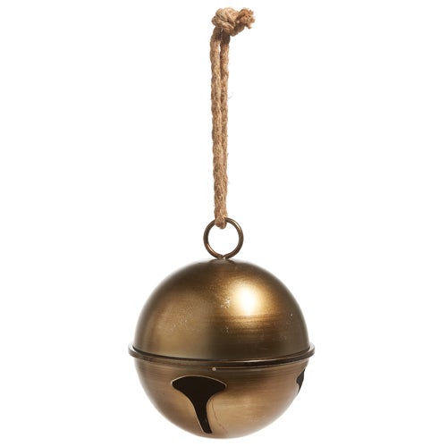 Antique Gold Jingle Bell Ornament | Blu Ivy