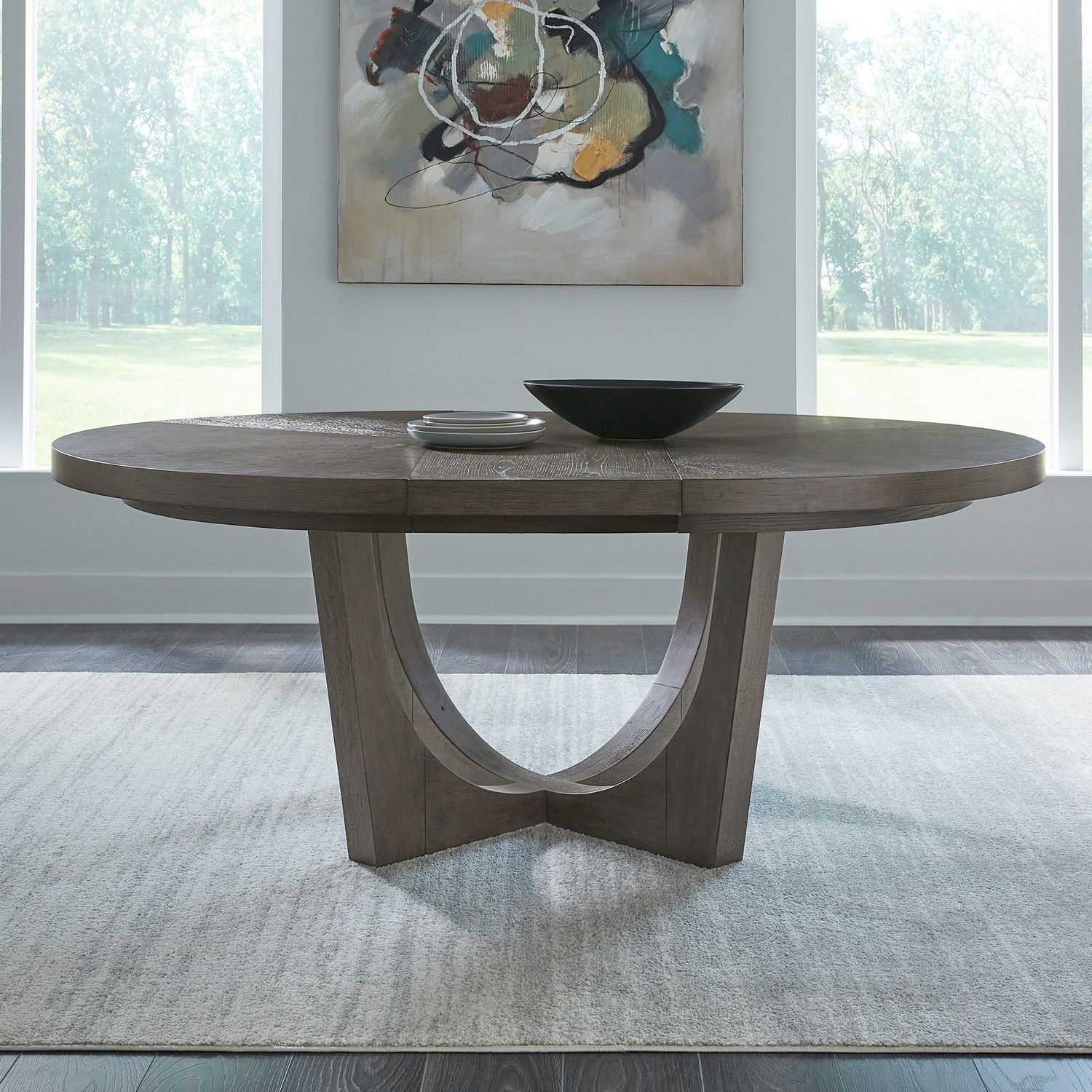 Cascade 60" Round Dining Table with Leaf | Blu Ivy